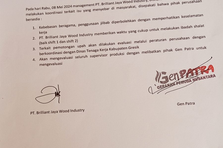 Sidak Ala Genpatra Di PT Brilliant Jaya Wood Industry (KPP 100)